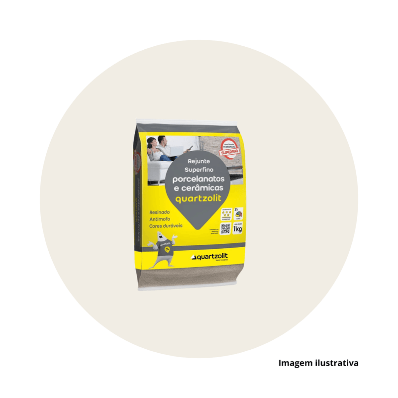 Rejunte porcelanato 5kg branco - quartzolit /ref:0110.00000.0030fd ...